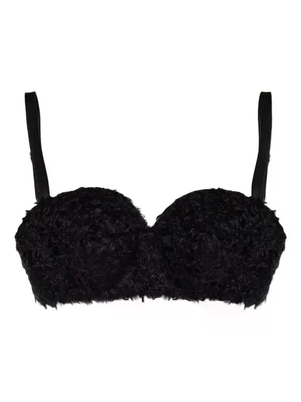 Givenchy Sweetheart-neck Crop Top