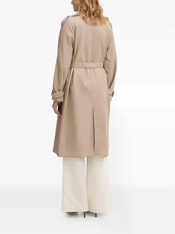 Guess Belted Double-breasted Trench Coat