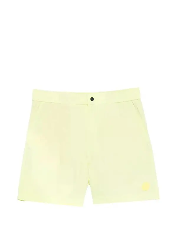PEOPLE OF SHIBUYA Logo-patch Swim Shorts - Green