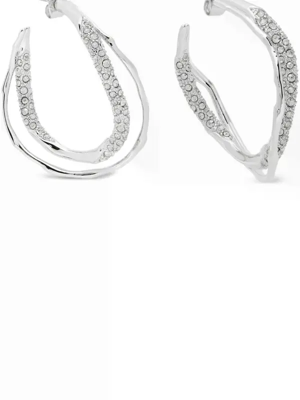 Alexis Bittar Solanales Twist Hoop Earrings
