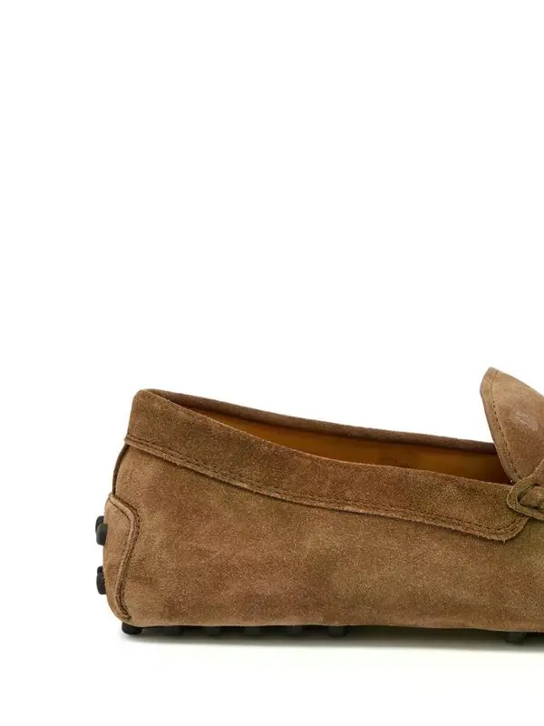 TOD'S Gommino Suede Loafers - Brown