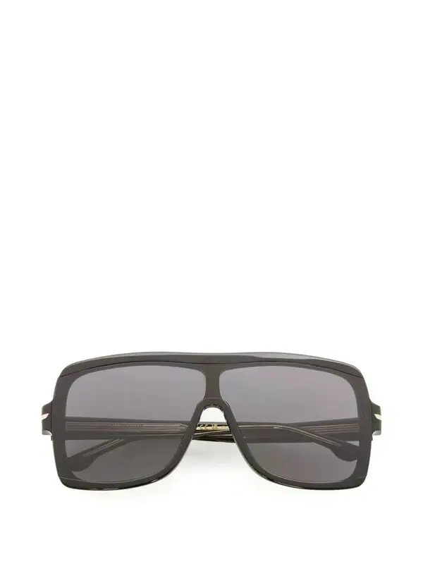 Victoria Beckham Layered Mask-frame Sunglasses - Black