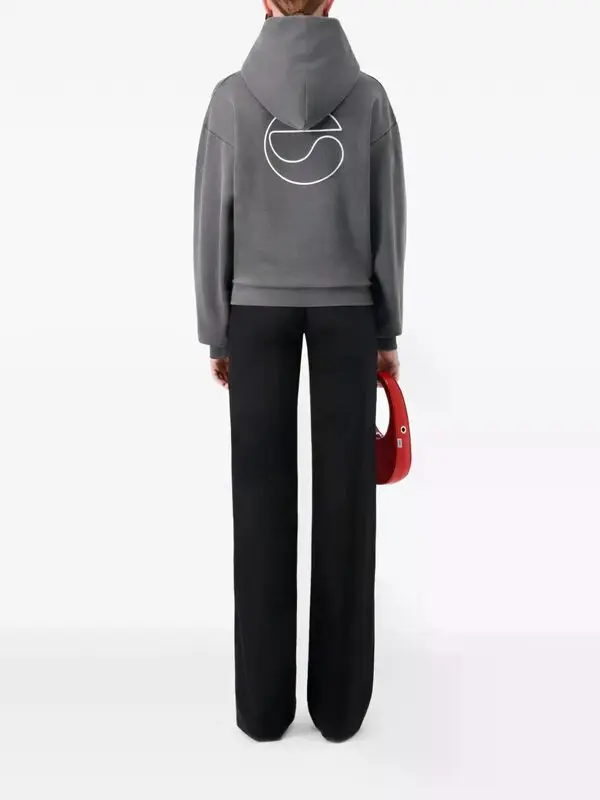 Coperni Logo-print Hoodie - Grey