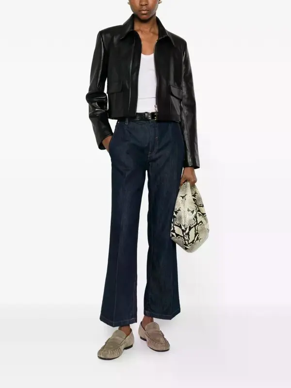 I BLUES Pressed-crease Denim Jeans