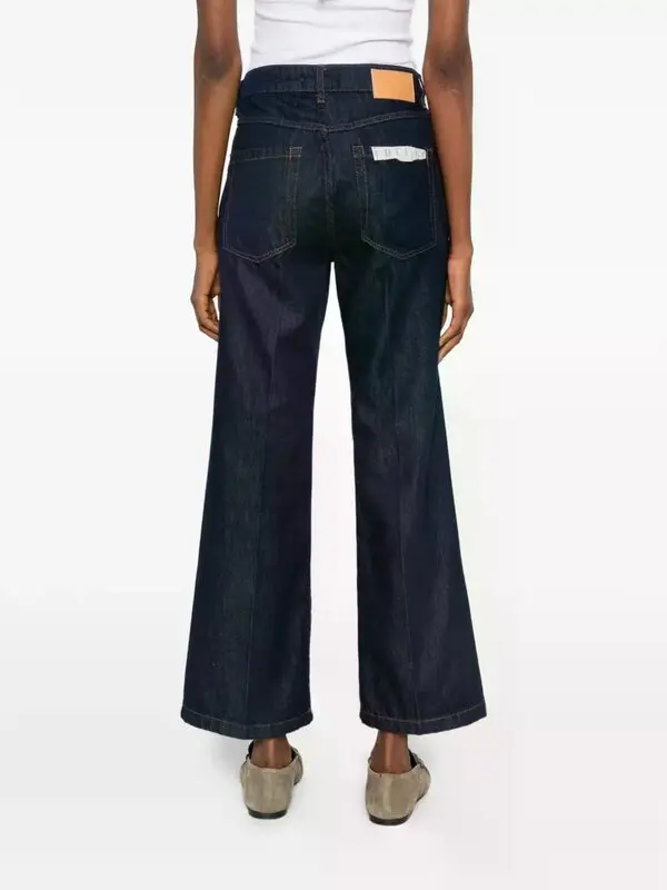 I BLUES Pressed-crease Denim Jeans