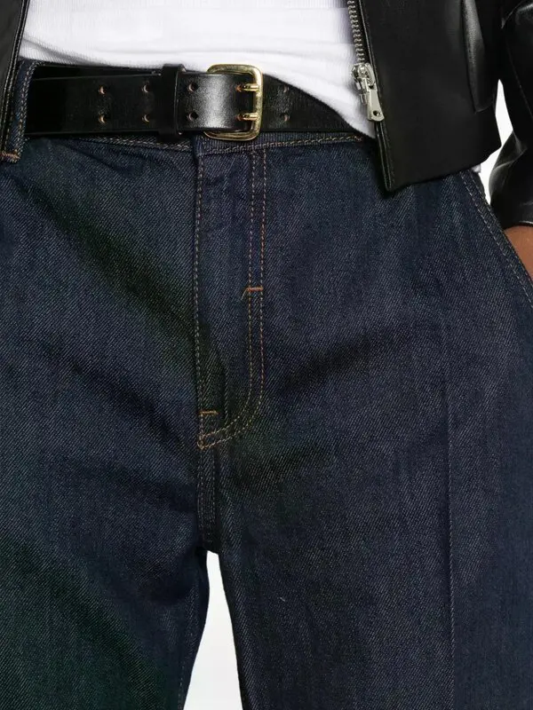 I BLUES Pressed-crease Denim Jeans