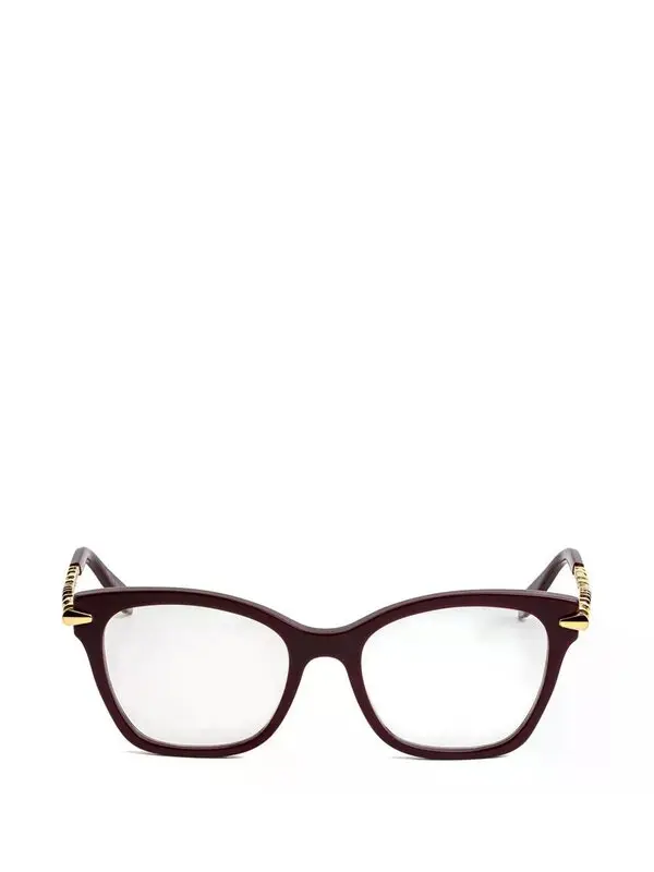 BVLGARI Serpenti Cat-eye Eyeglasses - Brown