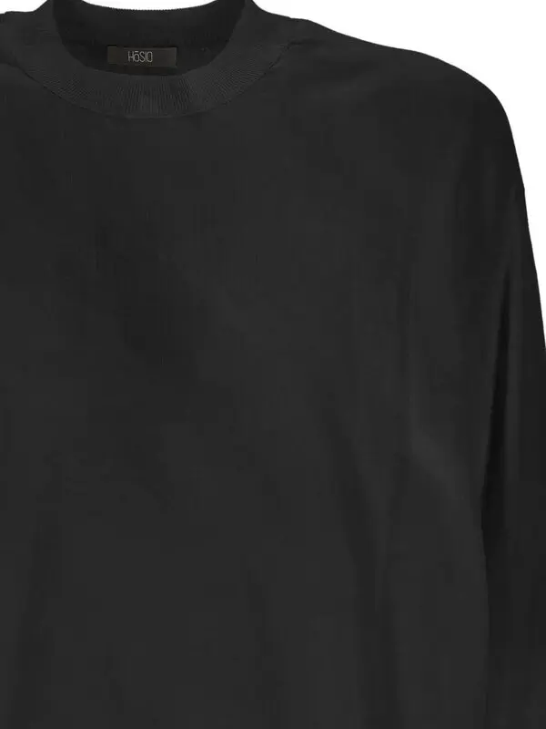 HOSIO Fine-knit Sweater - Black