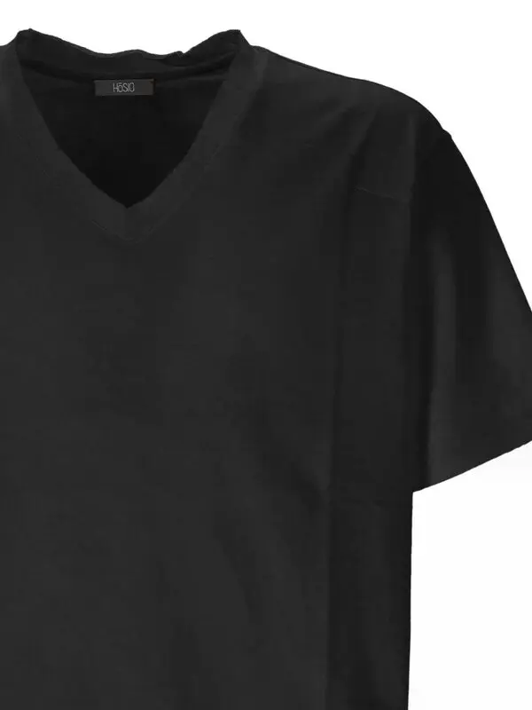 HOSIO V-neck Knitted T-shirt
