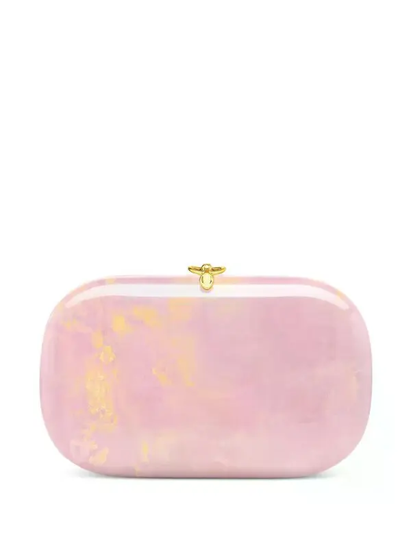 Jeffrey Levinson Elina Plus Brush-work Clutch Bag - Pink