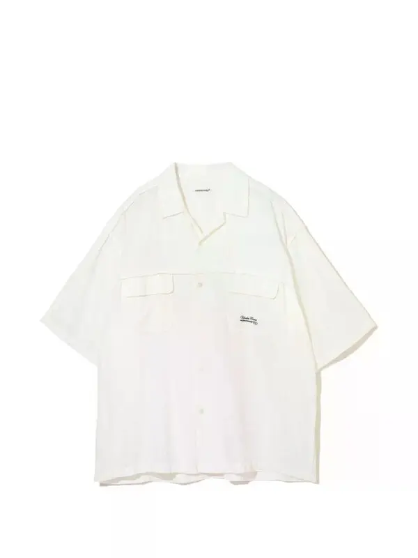 Undercover Logo-embroidery Short-sleeve Shirt - White