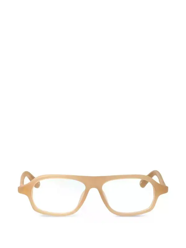 Jacquemus Becane Eyeglasses - Neutrals