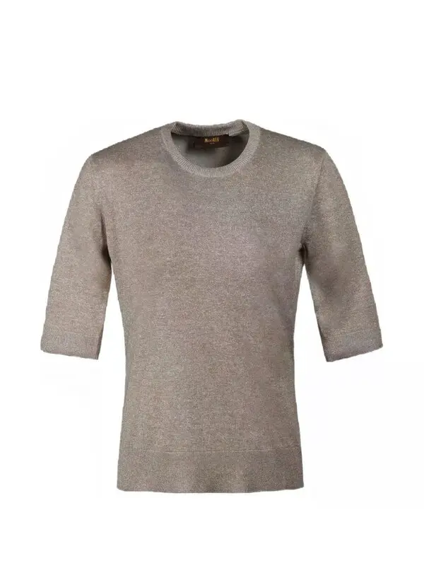 MOORER Arlette Metallic-effect Top