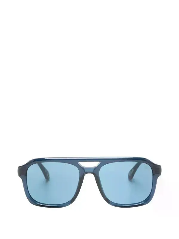 Moncler Vantos Pilot Sunglasses - Blue