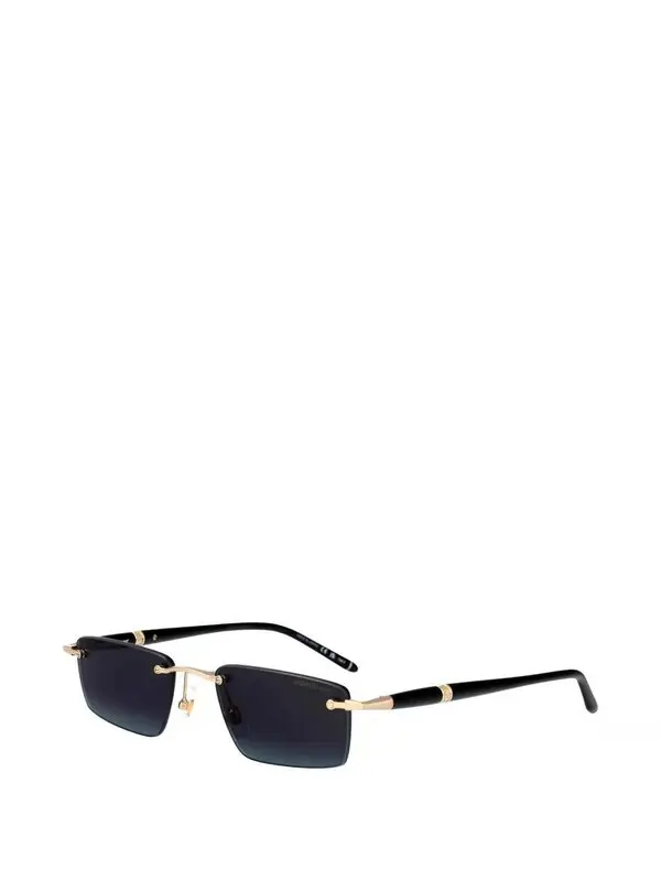 Montblanc Rimless Rectangle-frame Sunglasses