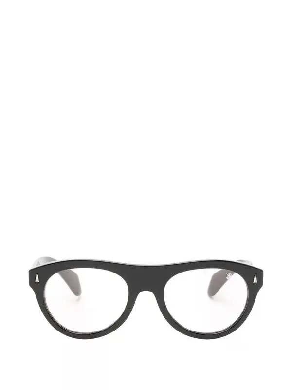 Moncler Splash Round-frame Sunglasses - Black