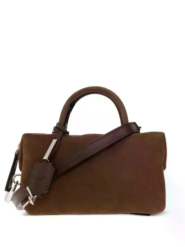 Max Mara Small Suede Holdall Tote Bag - Brown