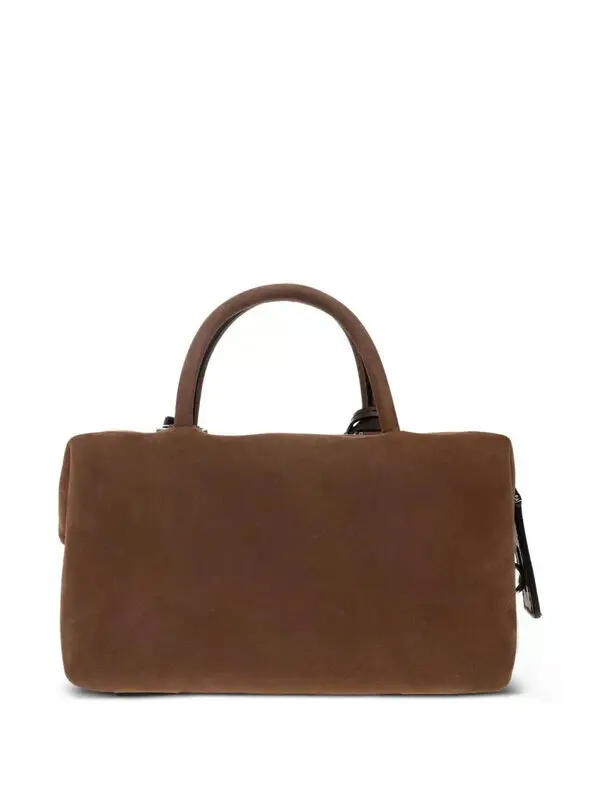 Max Mara Small Suede Holdall Tote Bag - Brown