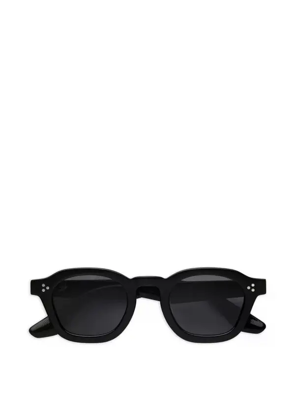 AKILA Logos Geometric-frame Sunglasses - Black