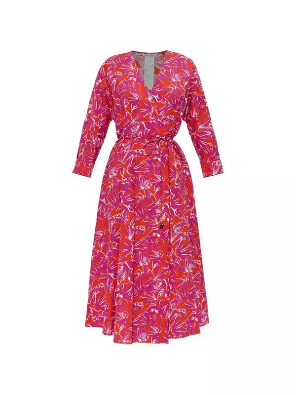Max Mara Carmo V-neck Midi Dress