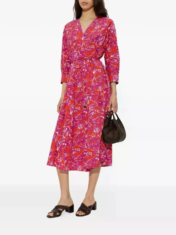 Max Mara Carmo V-neck Midi Dress
