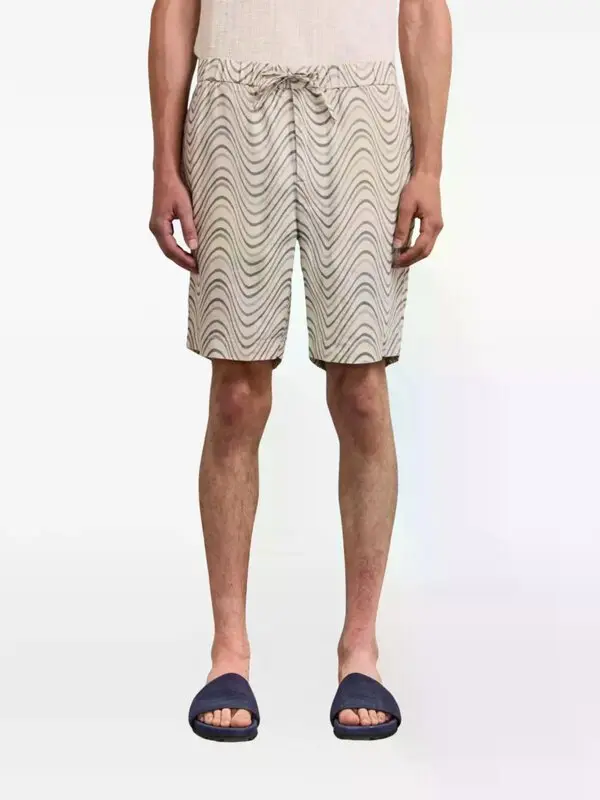Frescobol Carioca Felipe Wavy-print Shorts