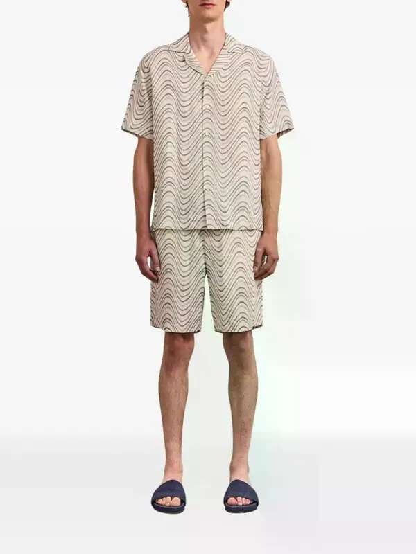 Frescobol Carioca Felipe Wavy-print Shorts