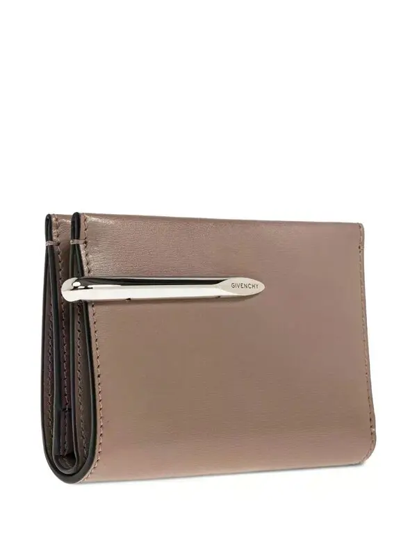 Givenchy Pinch-line Leather Wallet - Brown