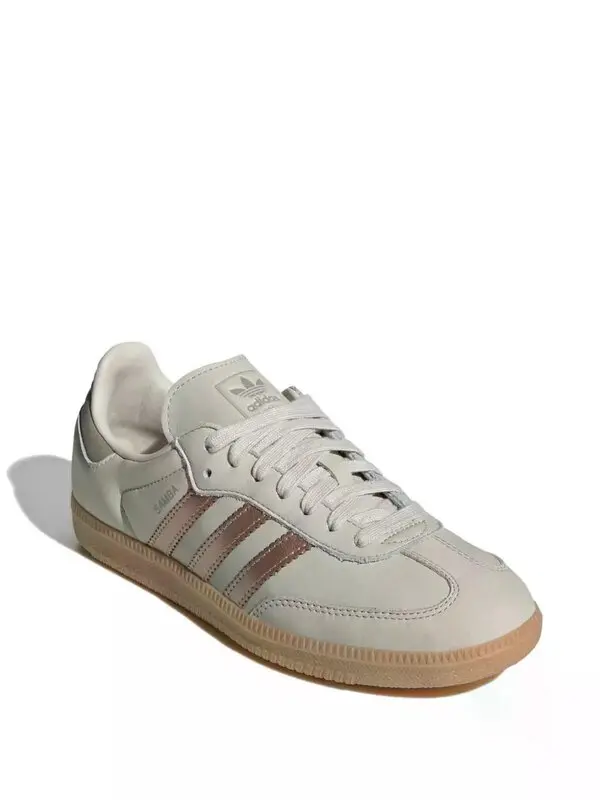 Adidas Samba Striped Sneakers - Neutrals