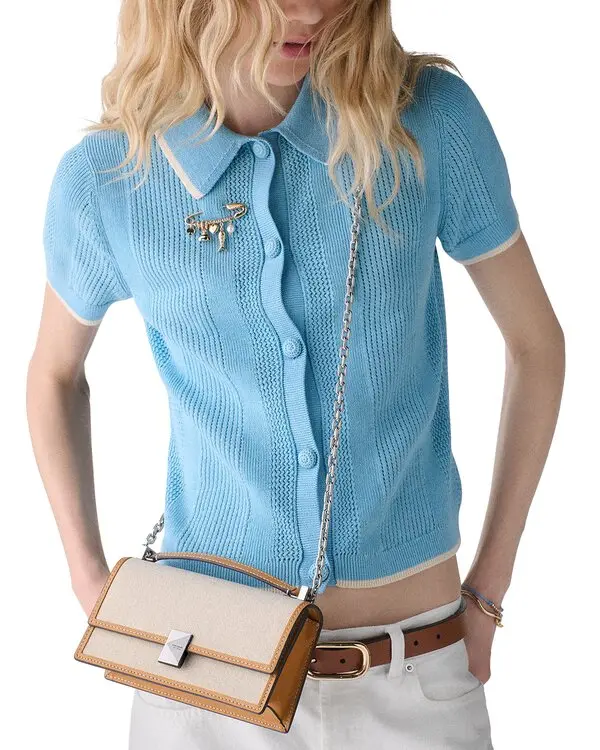 Kate Spade New York Deco Mini Canvas Crossbody - Natural/multi