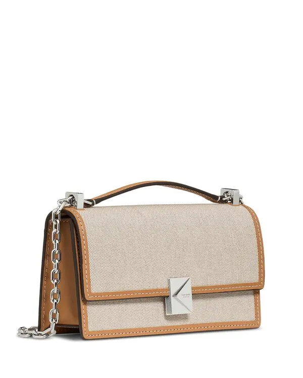 Kate Spade New York Deco Mini Canvas Crossbody - Natural/multi