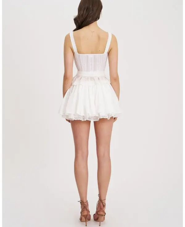 MISS CIRCLE NEW YORK Aliza Layered Mini Skirt