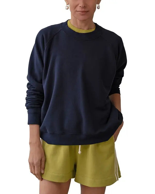 Donni. Eco Terry Crewneck - Navy