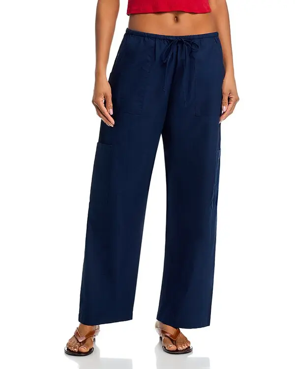 Donni. The Pop Drawstring Cargo Pants - Midnight