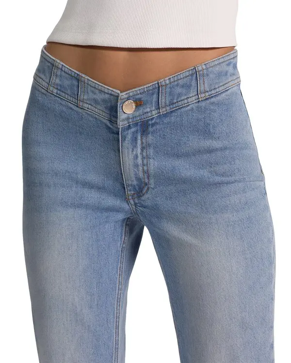 Alice + Olivia Chelsea Mid-rise Jeans