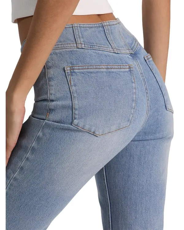 Alice + Olivia Chelsea Mid-rise Jeans