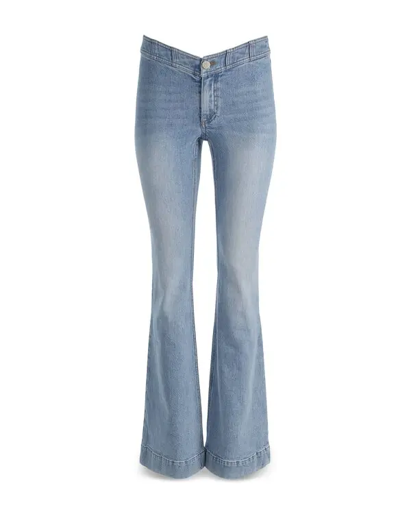Alice + Olivia Chelsea Mid-rise Jeans