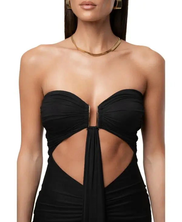 JLUXLABEL Drape Maxi Dress