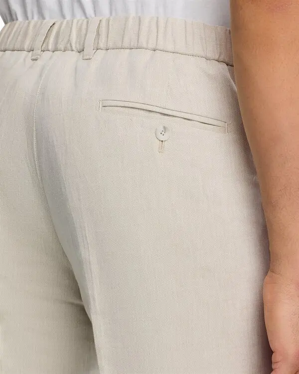 Vince Twill Drawstring Trousers - Light Tan