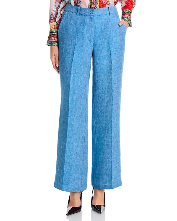 Elie Tahari Edna Wide Leg Trousers