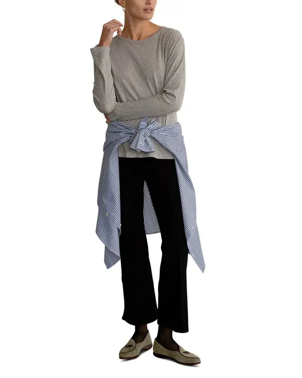 Donni. The Rib Kick Flare Pants