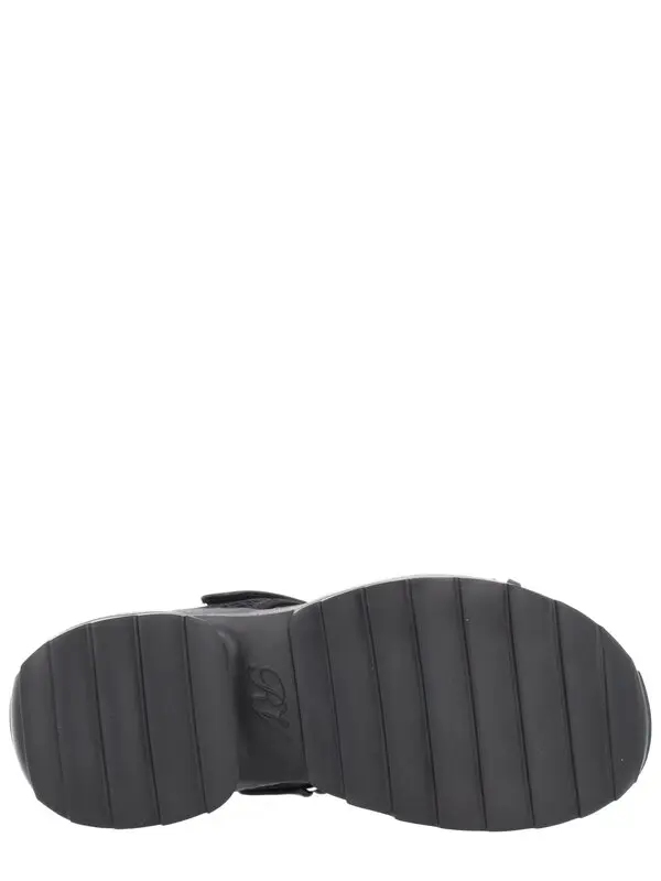 ROGER VIVIER Sandalo Viv' On The Run Sandals - Black