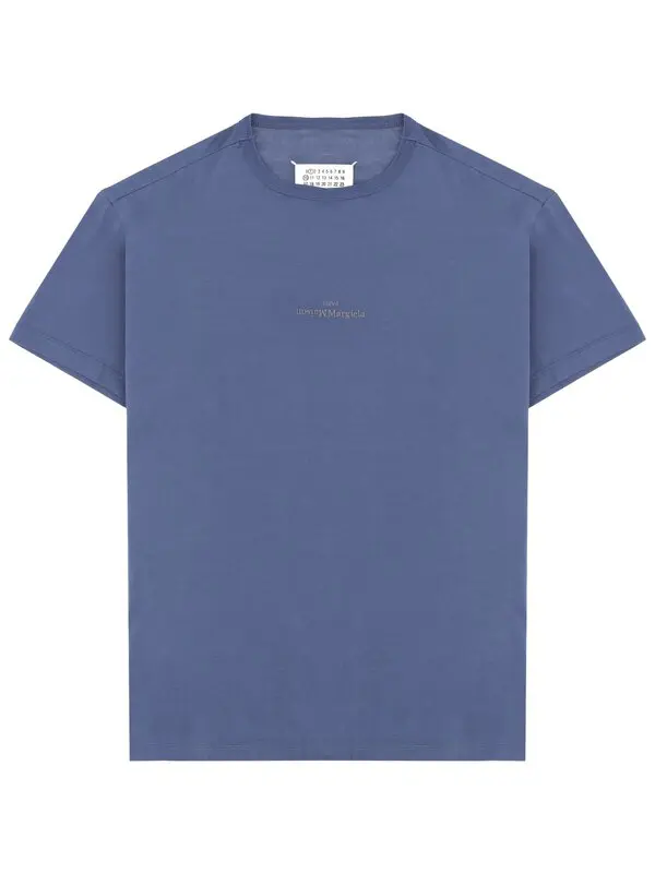 MAISON MARGIELA T-shirt In Cotone - Blue