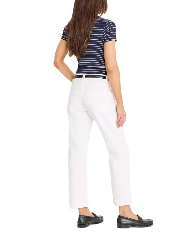 Good American Vintage High Rise Straight Ankle Jeans