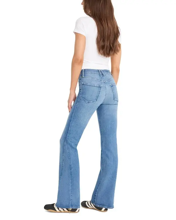 Good American Soft Tech Good Classic High Rise Bootcut Jeans