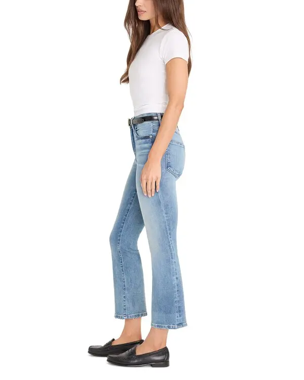 Good American Good Legs High Rise Ankle Boot Jeans - Indigo