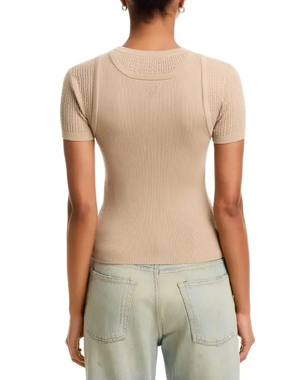 Acne Studios Layered Knit Top
