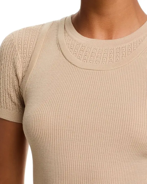 Acne Studios Layered Knit Top