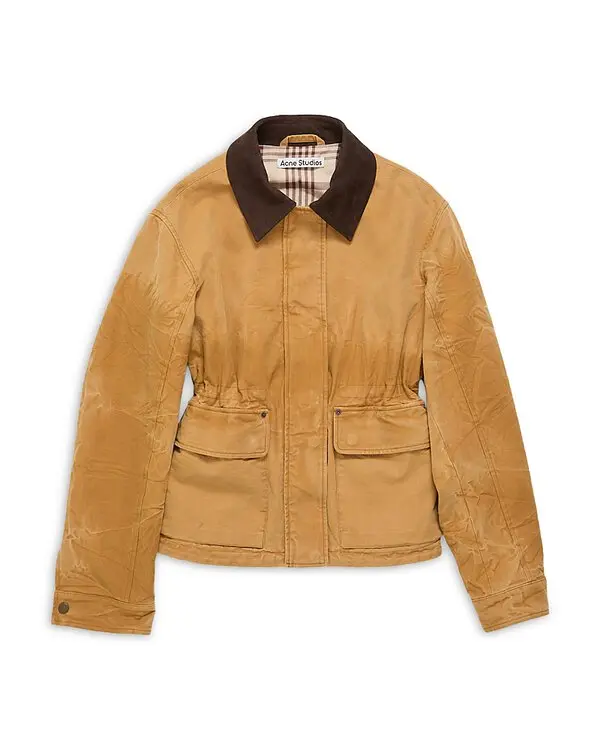 Acne Studios Collared Jacket - Rust Brown