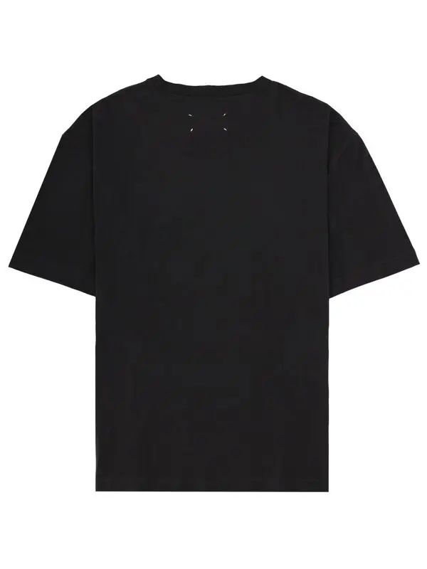 MAISON MARGIELA T-shirt Con Stampa - Black